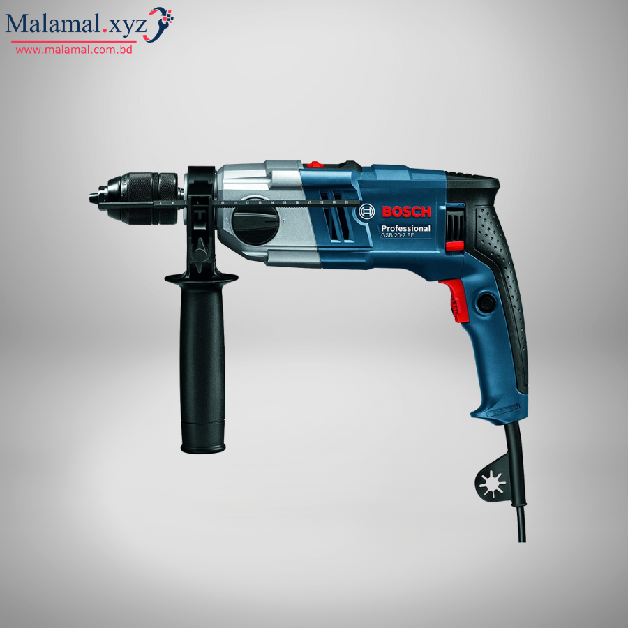 16 mm Impact Drill Machine 800W Brand Bosch - GSB 20-2 RE (Germany/China) - Malamal.com.bd