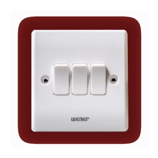 3 Gang Switch Brand Wener - Malamal.com.bd