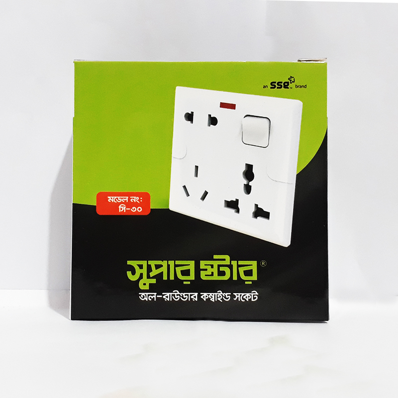 6 Pin Socket Brand: Super Star - Malamal.com.bd