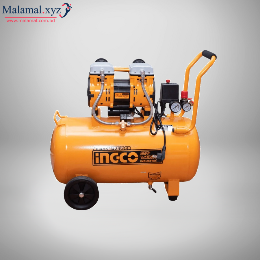 Air Compressor Machine 50L 1.6HP Brand Ingco - Acs112501 - Malamal.com.bd