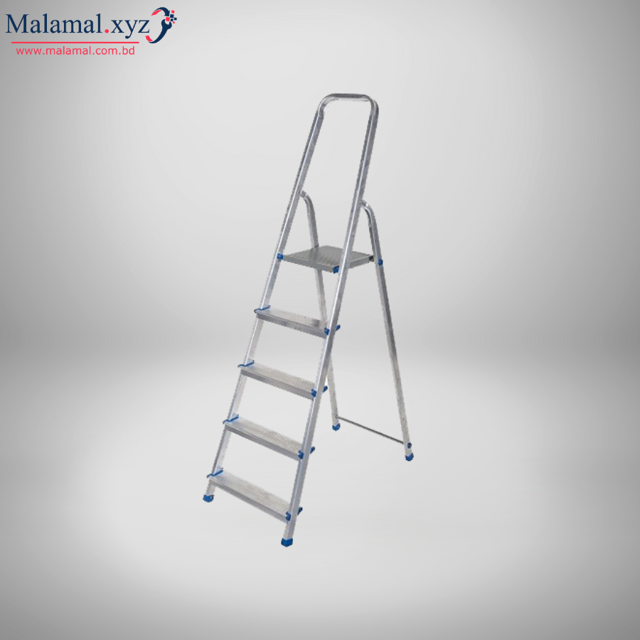 Aluminum Platform Ladder 5 Steps 3.5 Feet Household Application ...