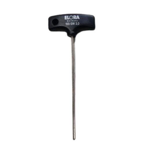 ELORA Hexagon Key with T-Handle, ELORA-155-3-150 mm - Malamal.com.bd