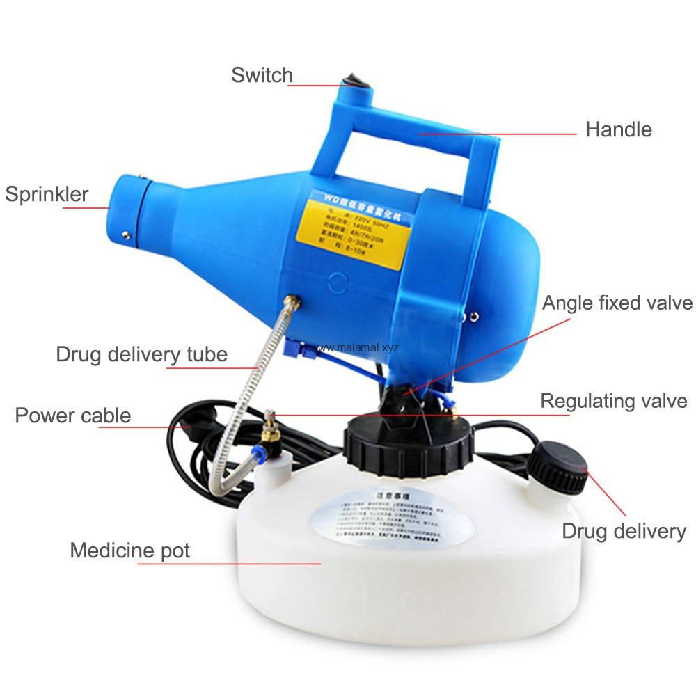 Portable Disinfecting Fogger (Three Nozzle) - Malamal.com.bd