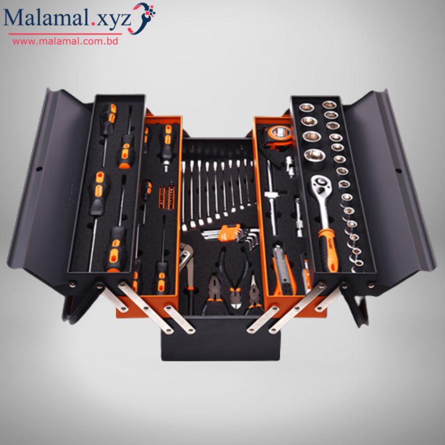 Top Quality Tools Set 77Pcs HARDEN - 510777 - Malamal.com.bd