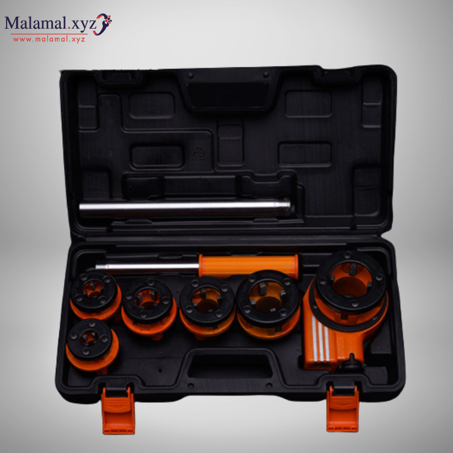 9pcs Pipe Threading set Brand HARDEN - 600871 - Malamal.com.bd