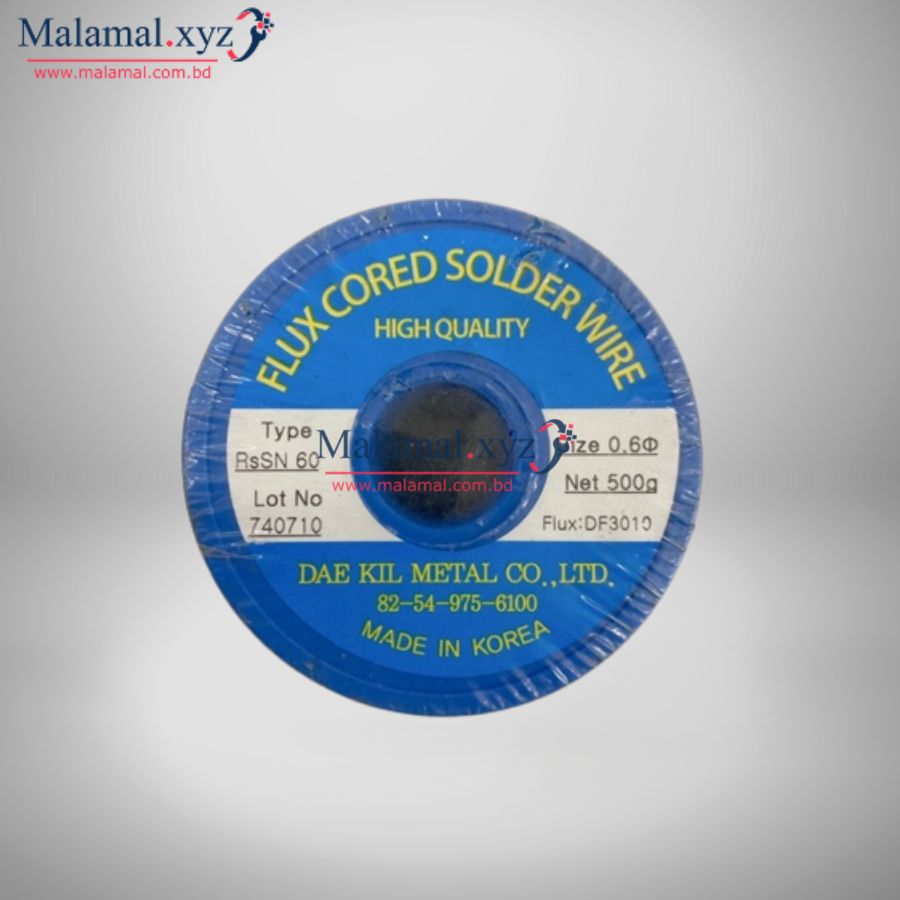Flux Cored Solder Wire 1.6mm (MADE IN KOREA) - Malamal.com.bd