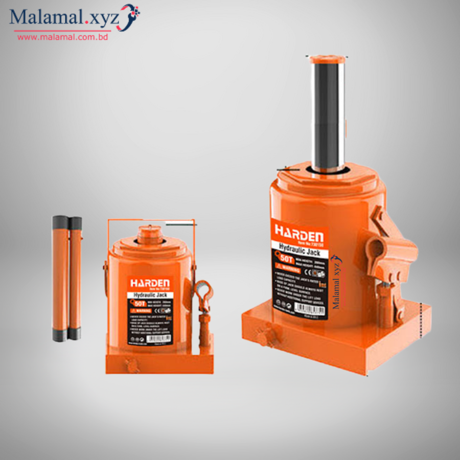 Hydraulic Bottle Jack – 50 Ton HARDEN - 730150 - Malamal.com.bd