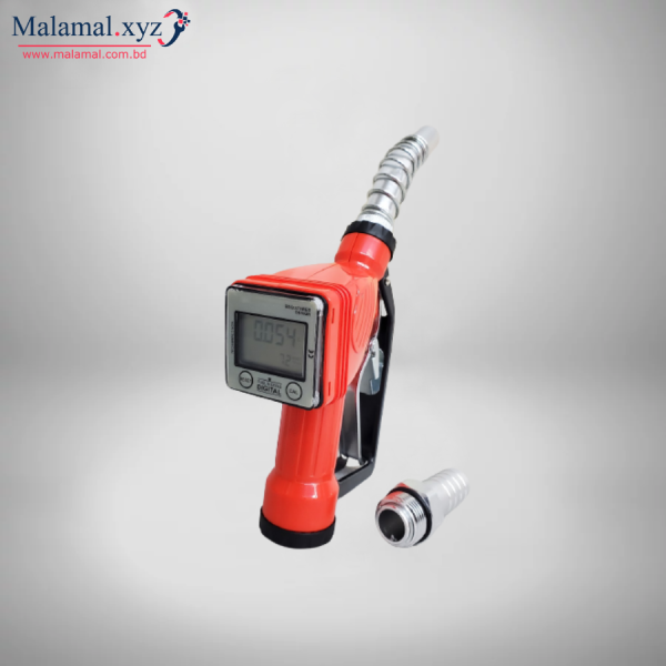 Square Type Light Body Automatic Fuel Nozzle Digital Gun with Meter