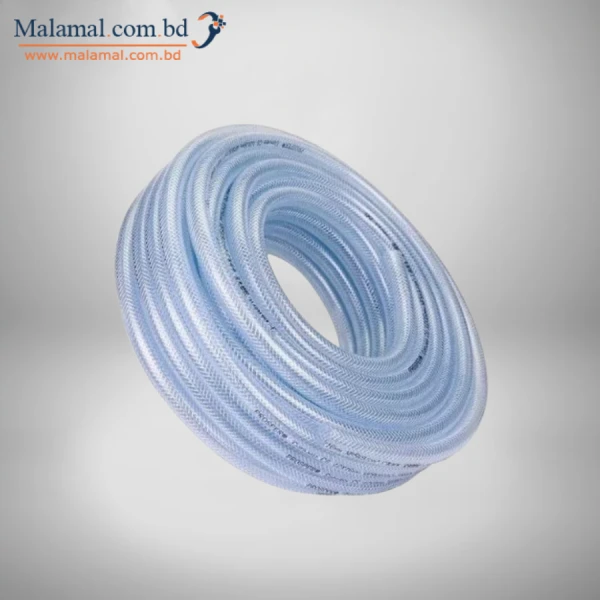150 Feet PVC Water Spring Braided Flexible Hose Pipe 1" - Malamal.com.bd