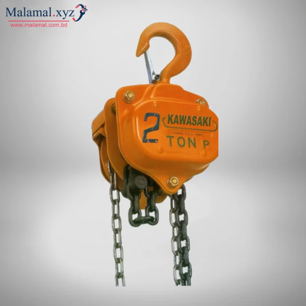 3Ton 3Mtr Chain Pulley Block - KAWASAKI - Malamal.com.bd