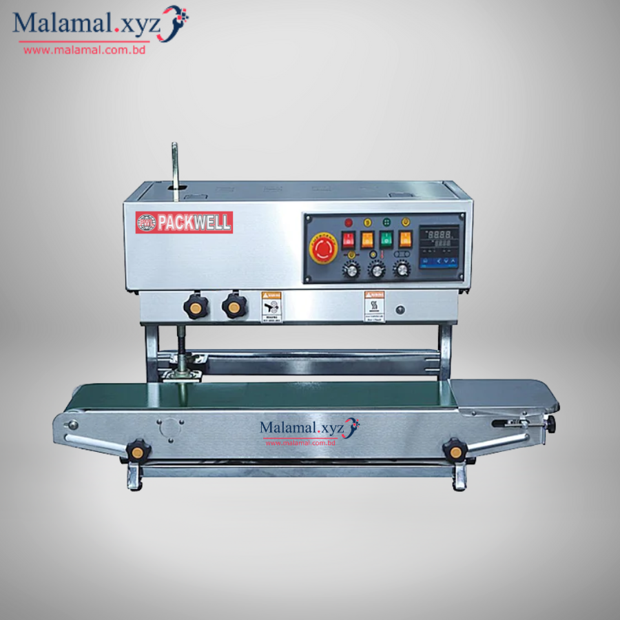 Auto Continuous Vertical Sealer SS Body Packwell- Malamal.com