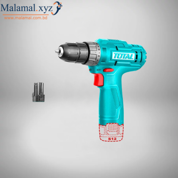 Lithium-Ion Cordless Drill (12V) TOTAL - TDLI12428